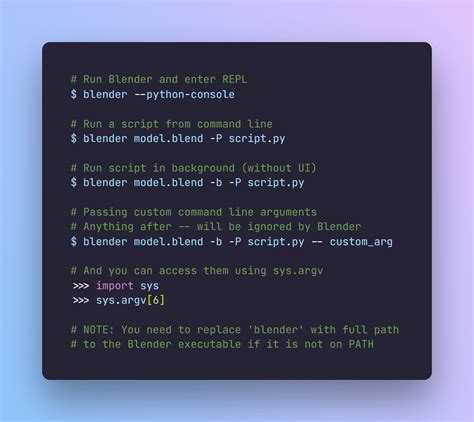 🚀 Blender Python Bites 1 Running From The Command Line Rblender