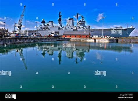 Her Majestys Naval Base Hmnb Portsmouth Is One Of Three Operating