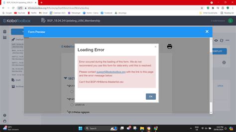 Loading Error Pulldata Function Form Building Kobotoolbox Community Forum
