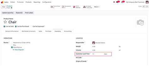 How To Manage Production Streamlining With Manufacturing Lead Time In Odoo 17