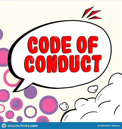 Handwriting Text Code Of Conduct Business Approach Ethics Rules Moral Codes Ethical Principles