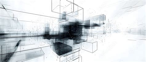 Abstract 3d Wireframe Structure Of Futuristic Website Layout Digital Design Concept For Web