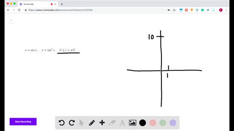 Solved3 26 Sketching A Curve By Eliminating The Parameter A Pair Of