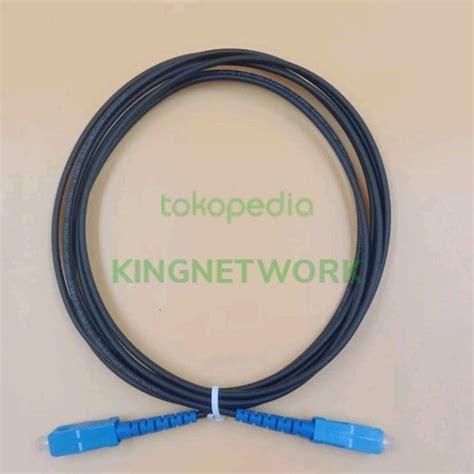 Jual Patch Cord Outdoor Indoor Sc Sc UPC Mm Meter Simpelx Hitam Jakarta Utara