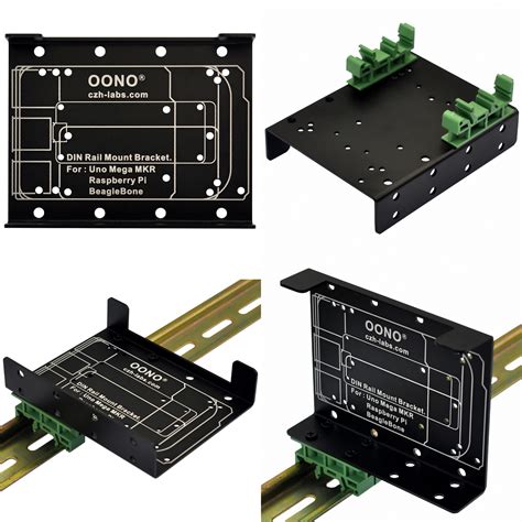 Din Rail Mount Bracket For Raspberry Pi Arduino Uno Mega Mkr Beaglebone