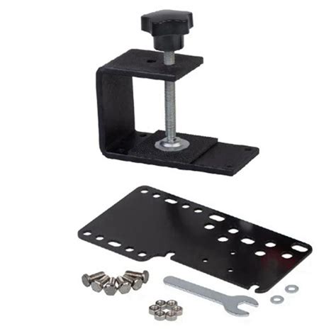 Black Metal Sim Racing Game Usb Handbrake Holder Fixed Plate Bracket