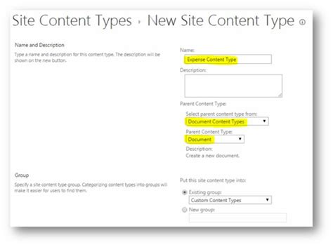 content type inheritance in sharepoint