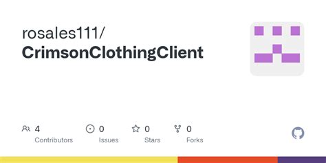 Github Rosales111crimsonclothingclient