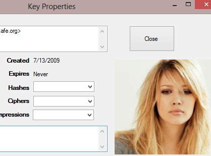 Pgp Key Photo Image In C And VB NET PGP Examples With NET