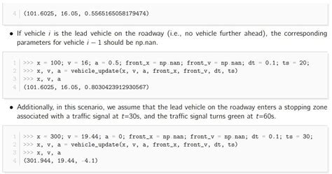 Solved The Problem Figure 1 Sketch Of A Car Following Model