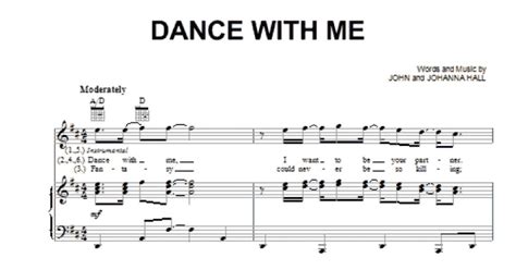 Dance With Me Piano Vocal Guitar Chords Right Hand Melody