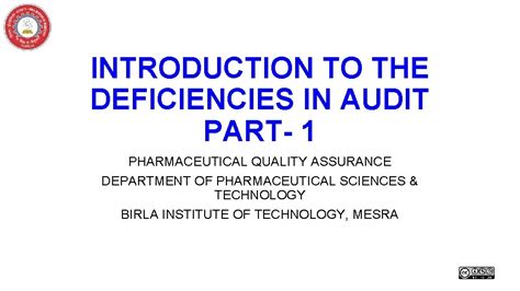 Introduction To The Deficiencies In Audit Part 1