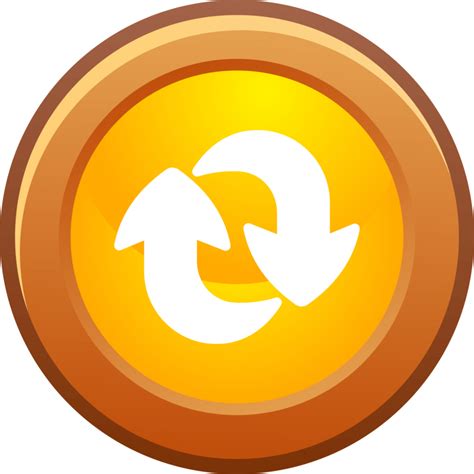 Yellow Button Left Arrow Up Down 60512852 Png
