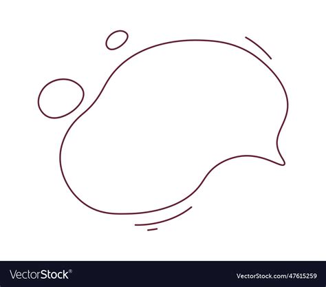 Speech Bubble Linear Royalty Free Vector Image