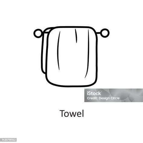 수건 벡터 개요 아이콘 디자인 일러스트레이션 흰색 배경 Eps 10 파일에 운동 기호 근육에 대한 스톡 벡터 아트 및 기타 이미지 근육 날씬한 남자 Istock