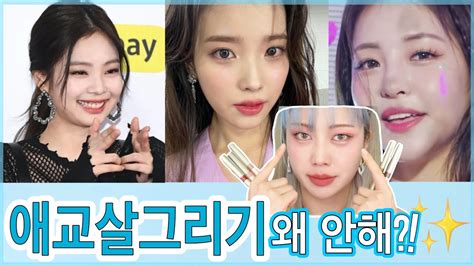 아이돌 애교살 그리기🤭 펄원조 스틸라에서 똥손까마귀들을 위한 애교살 섀도우 스틱나와따아 리뷰보고 고르라규~ ⚡️애교살도 같이 그려보쟈구~ 💕 Youtube