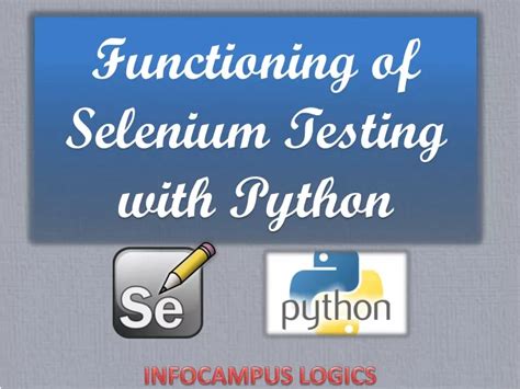 Ppt Selenium With Python Powerpoint Presentation Free Download Id8220035