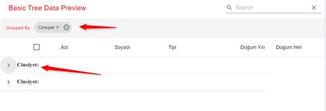 Issue With Expanding Grouped Item In Tree Data Structure · Issue 63