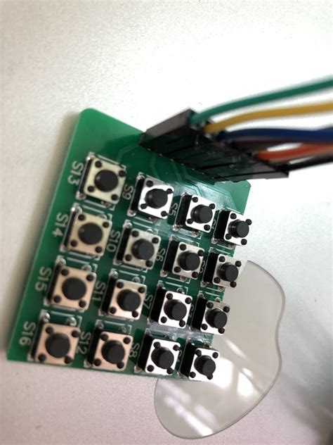 【arduino】4×4按鈕模組實習 禾泊橙舍