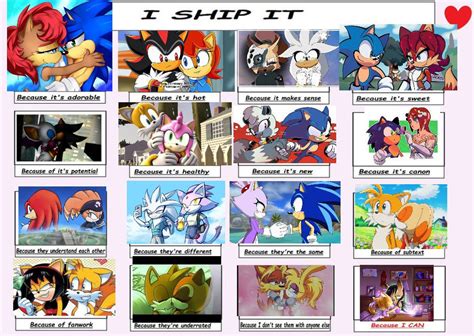 My Sonic Ship Meme By Sonichedgehog02 On Deviantart