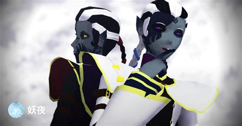 Mmdモデル 妖夜のイラスト・マンガ Pixiv