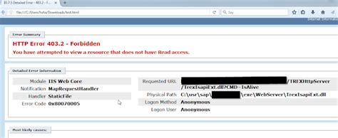 Real Life Sysadmin Sap Application Giving Error 4032 Forbidden