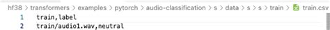Audio Classification Official Script On Local Own Dataset · Issue 24143 · Huggingface