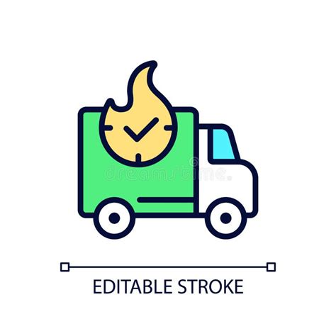 Express Delivery App Cartoon Smartphone Interface Vector Templates Set Stock Vector