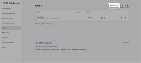 How To Create A New Link On Qrcodedynamic