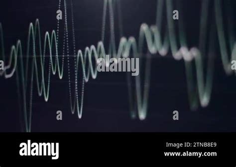 Seismogram Waveform Oscilloscope Musical Equalizer Sound Wave Radio Frequency Abstract