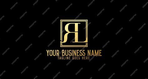 Premium Vector Minimal Rl Logo Icon Of A Rl Letters Idea Based On The Rl Monogram Initials