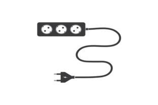 Electric Socket Plug Vector Illustration Graphic By Juliochaniago55