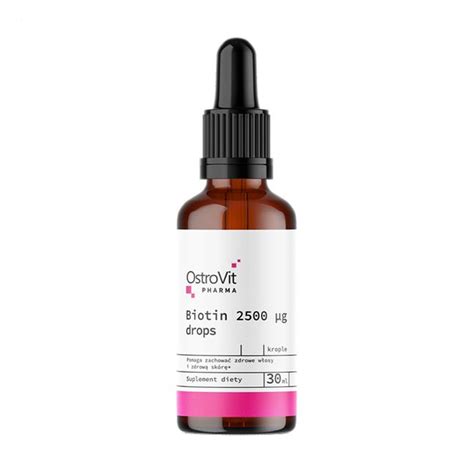 Диетическая добавка минералы в каплях OstroVit Pharma Biotin Drops ...