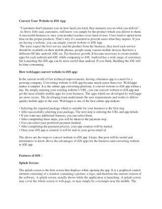 PPT Guidelines For Building Your First IOS App PowerPoint