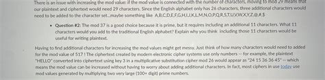 There Is An Issue With Increasing The Mod Value If Chegg Com