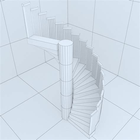 아치 디테일 계단 나선형 4 3d 모델 20 Max 3ds Dae Unknown Dwg Dxf Fbx Flt