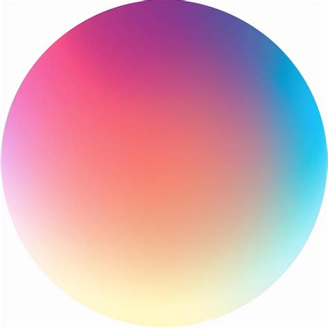 Colourful Circular Gradient Premium Ai Generated Image