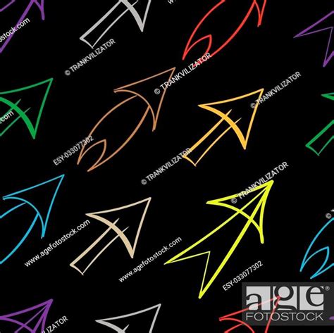 Seamless Texture With Colorful Contours Indexes Shooters Stock Vector Vector And Low Budget