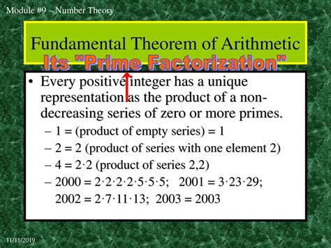 Module 9 Basic Number Theory Ppt Download