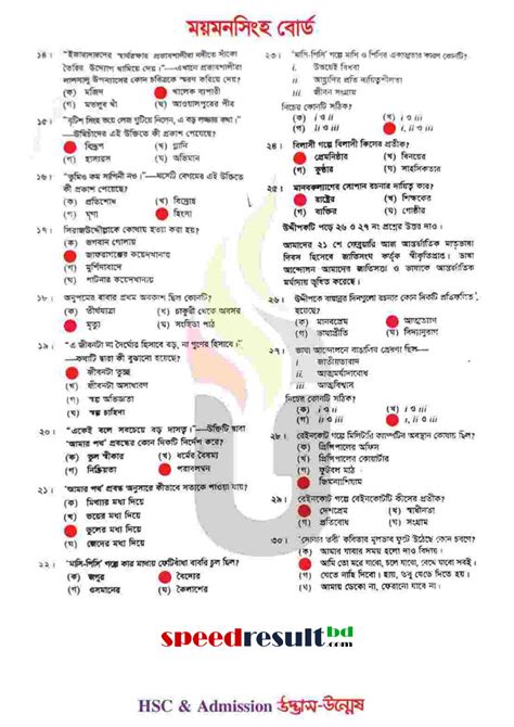 Hsc বাংলা ১ম পত্র পরীক্ষার প্রশ্ন সমাধান ২০২৩ সকল বোর্ড ও সেট
