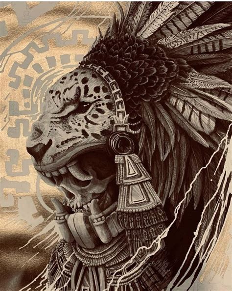 Panther Warrior Aztec