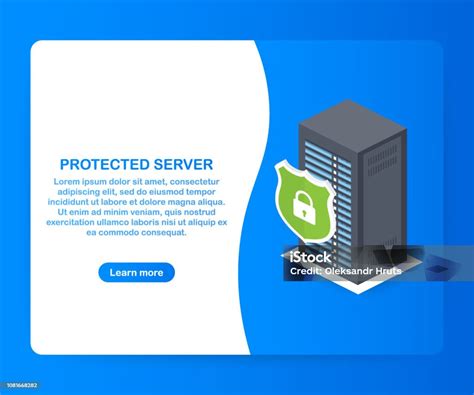 보호 된 서버입니다 아이소메트릭 데이터베이스 보호 개념입니다 서버 룸 랙 데이터베이스 보안 방패 서버 단위 디지털 기술 컴퓨팅 벡터 일러스트입니다 등측투영법에 대한 스톡