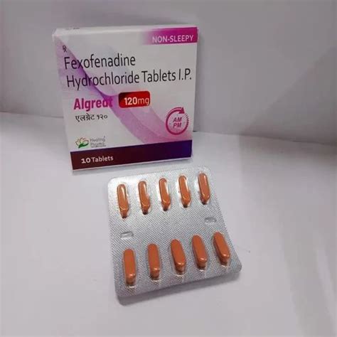 Algreat 120 Tablet At ₹ 1000 Strip Fexofenadine Hcl Tablet In Nagpur Id 2855750431712