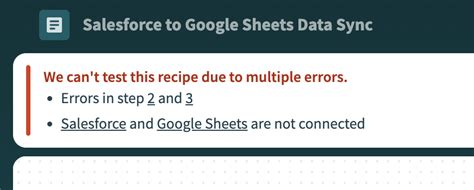 Design Time Errors Workato Docs