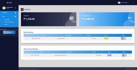 Expense Management System In Php Using Codeigniter Framework Free Source Code Sourcecodester