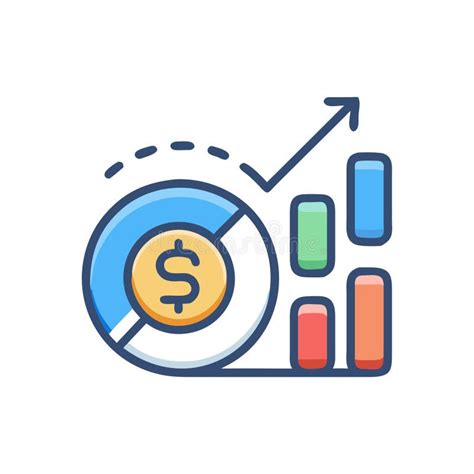 Financial Performance Indicators Icon For Business Metrics Stock Vector