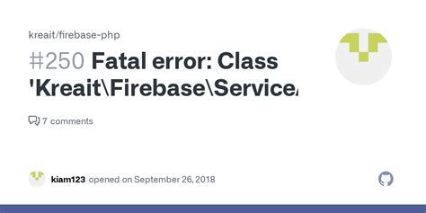Fatal Error Class Kreait Firebase Serviceaccount Issue Kreait Firebase Php Github