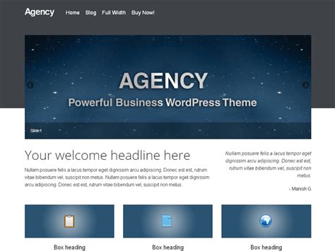 Agency Theme —