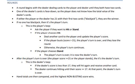 Solved Objective You Are Going To Create A Blackjack Game