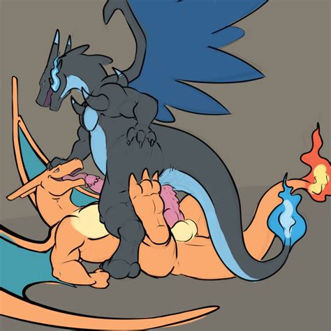 Rule 34 Anal Anal Sex Charizard Covertcanine Dragon Duo Fire Lying